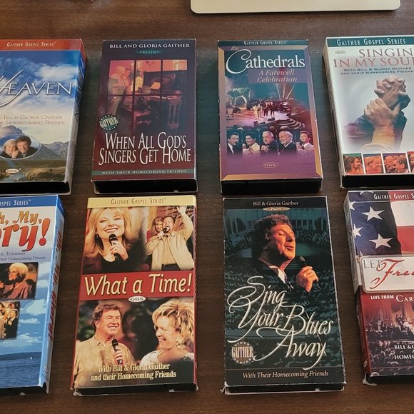 Media | Gaither Collection Set Of 8 Vhs Tapes Gospel Music Musical Sing ...